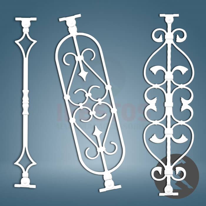 Aluminium Balusters | IFESTOS Aluminium Accessories