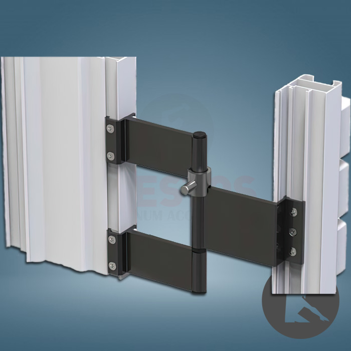 Shutter Hinge 220mm with Integrated INOX Wind Stop (41200-L / 41201-R ...